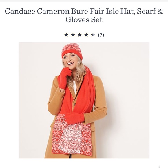 Candace Cameron Bure | Accessories | Candace Cameron Bure Fair Isle ...